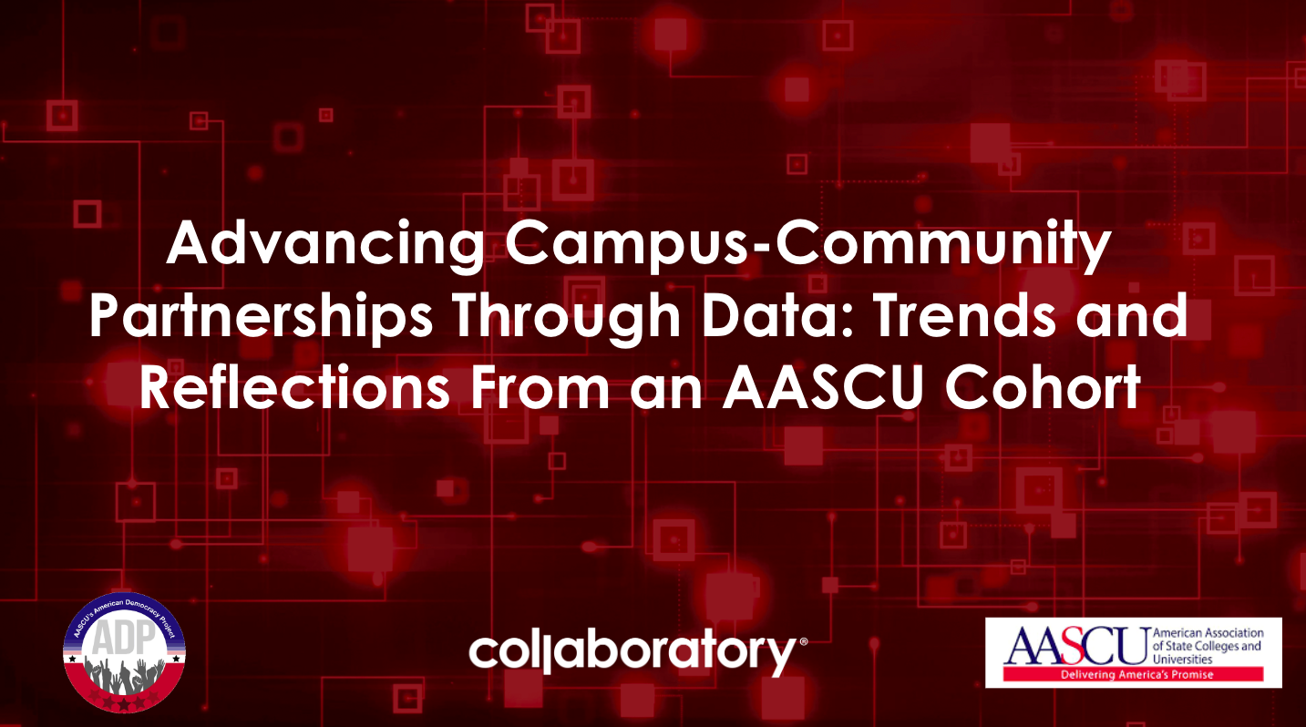 Advancing Campus-Community Partnerships Through Data: Trends and ...